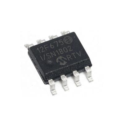 China Microchip PIC12F675-I/P 8-Bit MCU 1.75KB Flash 20MHz 8-DIP IC for sale