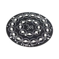 China LED PCB Black Solder Mask 94v0 Multilayer Aluminium Base PCB 1.6mm for SMD LED for sale