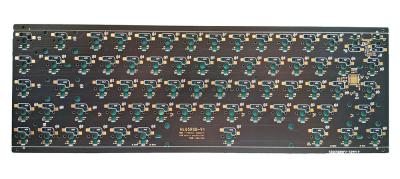 China Highleap 65% Mechanical Hotswap Keyboard PCB QMK Via Type C RGB 1.6mm FR-4 for sale