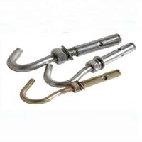 China Zinc Plated DIN Carbon Steel Anchor Bolts J Type Ring Hook for sale