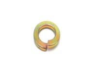 China Carbon Steel Din 127 Spring Washer Yellow Zinc Plated Color for sale
