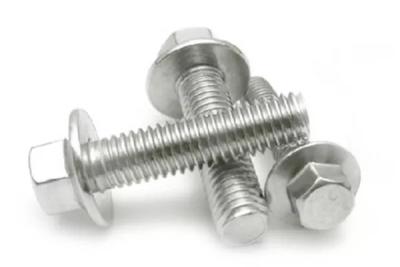 China M10 X 1.25 Hex Head Flange Bolt Yellow Zinc Plated for sale