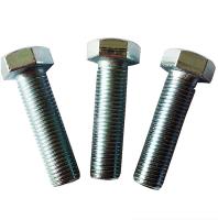 China Carbon Steel Standard Fully Threaded Hex Head Bolts Class 4.8/8.8/10.9 for sale