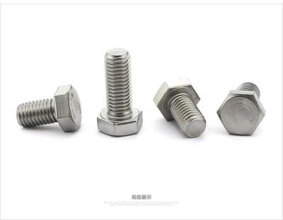China Fasteners Full Thread White Zinc Plated Grade 4.8 Hex Bolt DIN933 M5-M24 for sale