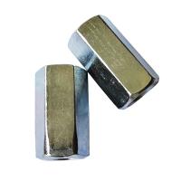 China Zinc Plated Hexagon Long Nut M 3d Hex Coupling Nuts Din 6334 for sale