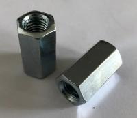 China Zinc Plated Hexagon Long Nut M 3d Hex Coupling Nuts Din 6334 for sale