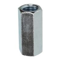 China Zinc Plated Hexagon Long Nut M 3d Hex Coupling Nuts Din 6334 for sale