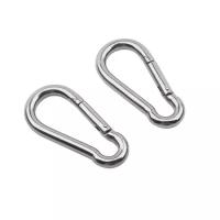 China Carbon / Stainless Steel Simple Snap Hook Carabiner M4 For Rigings for sale