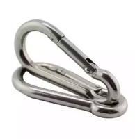 China Carbon / Stainless Steel Simple Snap Hook Carabiner M4 For Rigings for sale
