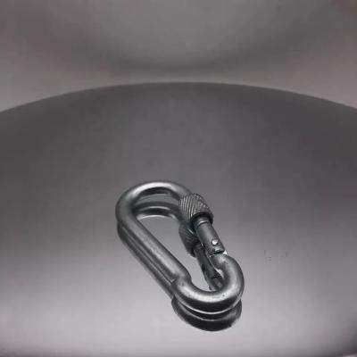China Carbon / Stainless Steel Simple Snap Hook Carabiner M4 For Rigings for sale