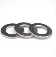 China Custom Size Galvanizde Steel Flat Washers / Round Plain Washer DIN125 DIN9021 for sale