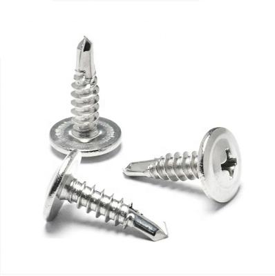 China Self Drilling DIN7504 Cross Recessed Pan Head Screw With Collar for sale