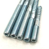 China High Strength Steel Hanger Bolt Zinc Plated Carbon M6-12 for sale