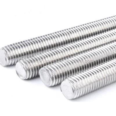 China Carbon Steel M6 Zinc Plated Threaded Rod High Strength for sale