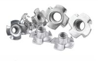 China Grade 4.8 DIN1624 Furniture Zinc Four Jaw Galvanized Nut M10 for sale