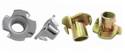 China Grade 4.8 DIN1624 Furniture Zinc Four Jaw Galvanized Nut M10 for sale