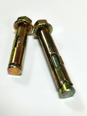 China M8 Sleeve Anchor Bolt Hex Flange Nut Hex Heavy Duty Galvanized for sale