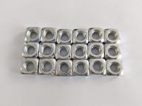 China Customized Din 557 Square Nuts Carbon Steel Grade 4.8 /8.8 For Heavy Industry for sale