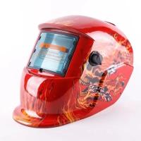 China Red Colour Odm Self Darkening Welding Helmet Pp Material for sale
