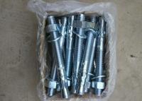 China Carbon Steel Material Wedge Anchor M12*100 With Blue & White Zinc Plated for sale