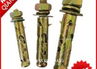 China Anti Skid Sleeve Anchor Bolts Shark Fin Type BSW Standard 50-95mm Length for sale