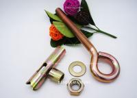 China M6-M12 Sleeve Heavy Duty Eye Bolt Anchor , DIN BSW ANIS Standard Eye Hook Anchor Bolts for sale