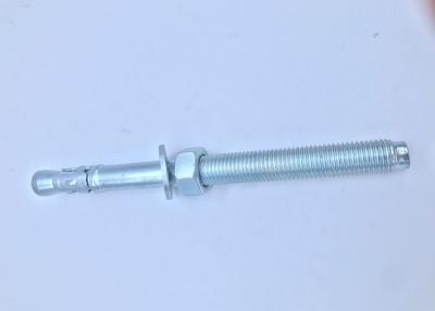 China M6-M24 Metal Concrete Wedge Anchor Bolts With Blue & White Zinc Plated for sale