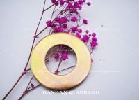 China Iron Material Flat Washer With Yellow Zinc Color Hardware Fasteners M2, M6, M8 Size for sale