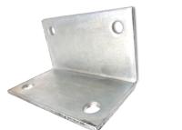 China Iron Material Flat Washer Of Customize Marble Angle Bracket With White Color for sale