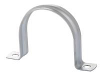 China Galvanized 304 Stainless Steel Saddle Pipe Clamp Metal U Type Hose Clamp for sale