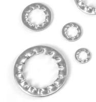 China Carbon Steel 4.8 8.8 Galvanized Serrated Lock Washer With Internal Teeth Din 6797 for sale