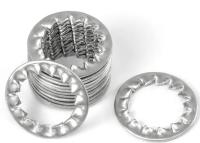 China Carbon Steel 4.8 8.8 Galvanized Serrated Lock Washer With Internal Teeth Din 6797 for sale
