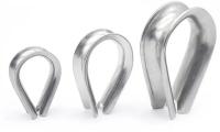China Plain Din Standard Wire Rope Thimble Stainless Steel for sale