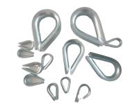 China Plain Din Standard Wire Rope Thimble Stainless Steel for sale