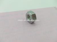 China Iron Material Hex Head Insert Lock Nuts Metric Standard Nuts With Zinc Color for sale