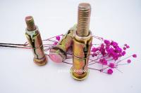 China M6 M10 Expansion Fixing Anchor Bolts 3PCS Yellow Zinc Plated Finish Iron Material for sale
