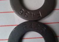 China Black Metal Flat Washers HV200 With Surface Hardness USS F436 Standard for sale