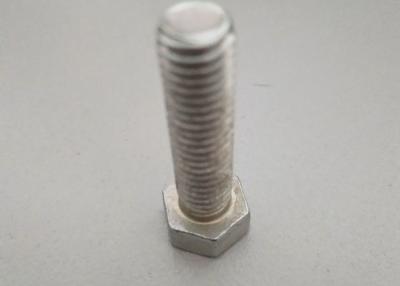 China Hardware Fasteners Hex Head Bolt With White & Black Color of 4.8 8.8 Grade with Iron for sale