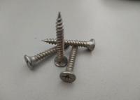 China Security Heavy Duty Self Drilling Screws For Dry Wall / Wood With Flat Wafer Head for sale