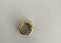 China 4.8 Grade Carbon Steel Material Hex Head Nuts M6 With Yellow Zinc Color For Lock for sale
