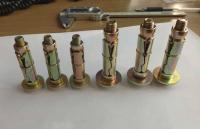 China 4.8  8.8 Grade Expansion Sleeve Concrete Fixing Bolts 3PCS With Yellow Color for sale