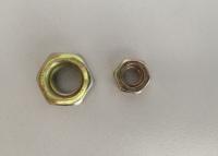 China Yellow Zinc Plated Hex Head Nuts , Metric Prevailing Torque Lock Nut M3 - M64 for sale