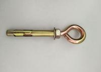 China Metal Anchor Bolts Eye Bolts Of Iron Material With Yellow Zinc Color for sale