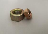 China Iron Material Hex Head Nuts Of 4.8/6.8/8.8  Grade With Yellow Color Used Fasteners for sale