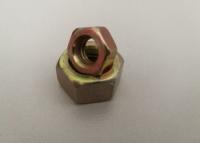 China Hex Head Locking Flange Nut Plain Finish , Industrial M3 - M64 Hexagon Thin Nuts for sale