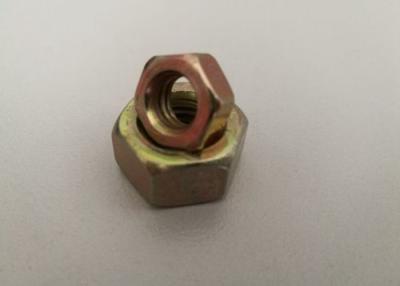 China Hex Head Locking Flange Nut Plain Finish , Industrial M3 - M64 Hexagon Thin Nuts for sale