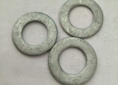 China Round Hardware Spring Flat Steel Washers , Metric Flat Ring Gasket M3-M52 for sale