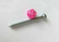 China DIN  BSW ANIS Standard White Color Hex Head Wood Self-Drilling Screws of 4.8 Grade With Iron for sale