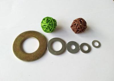 China Carbon Steel Electrogalvanizing Flat Washer With Yellow Or White Zinc M3-M56 for sale