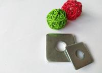 China Carbon Steel Square Flat Washers DIN  BSW ANIS Standard M10 M12 M8 For Construction Site for sale